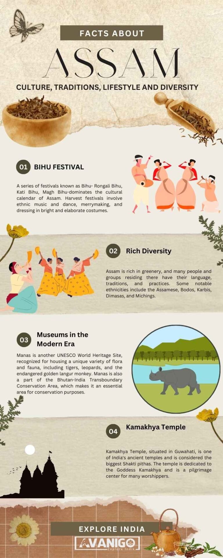 Facts about Assam - A Deeper View Beyond the Renowned Assam Tea - AvaniGo